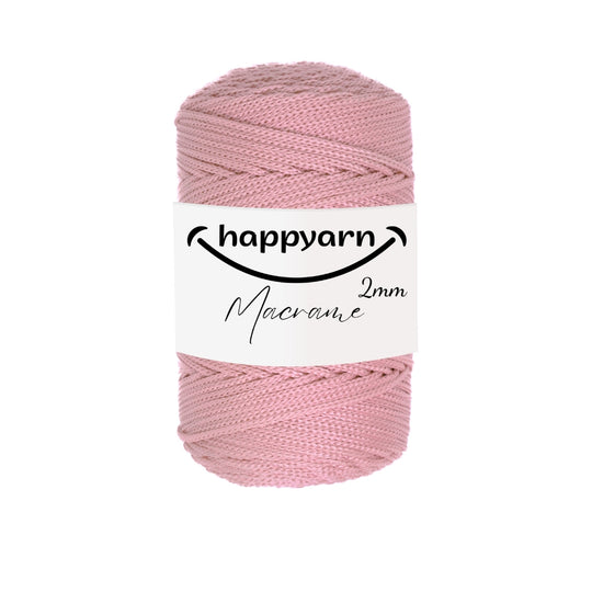 Happyarn Macrame Cord – 2 mm | 100% Polypropylene | 150 m / 100 g