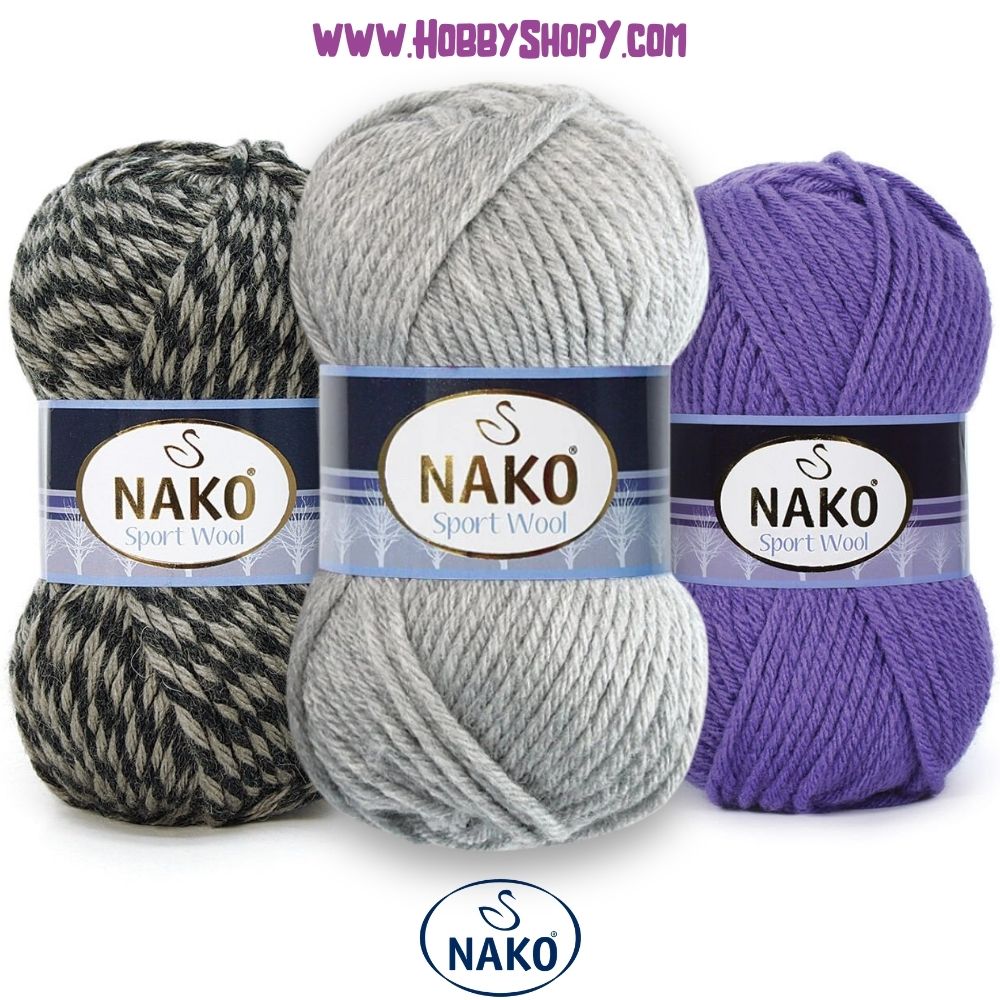 Nako Sport Wool - Hand Knitting Yarn HobbyShopy Shop - Accessories